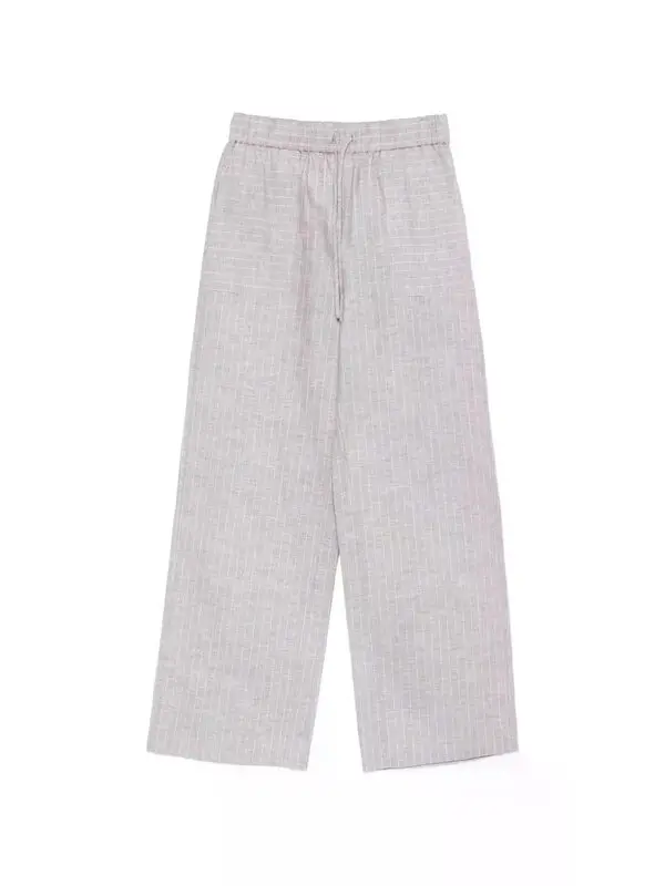 Max Mara Striped Palazzo Pants