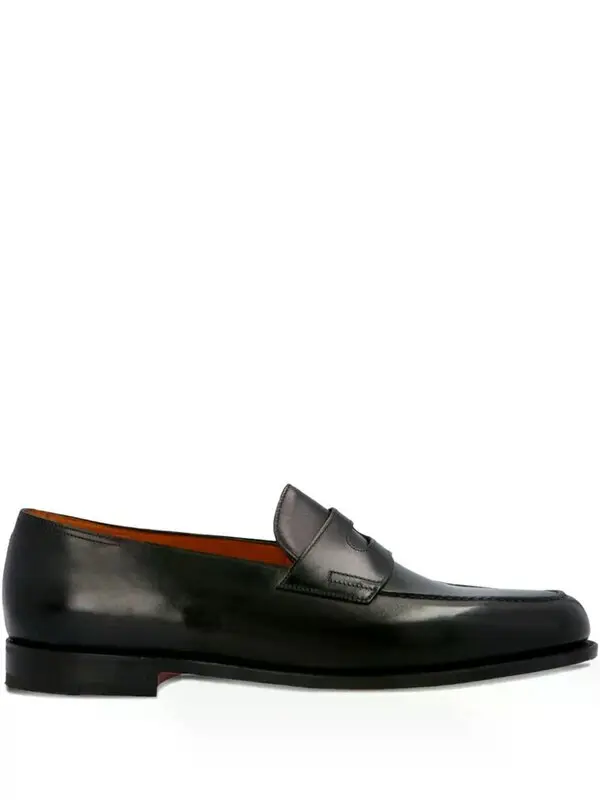 John Lobb Lopez Leather Penny Loafers