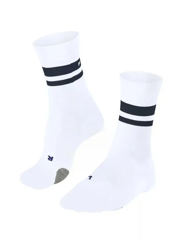 Falke Tk2 Explore Striped Ankle Socks - White