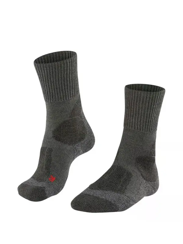 Falke Tk1 Logo-detail Socks - Grey