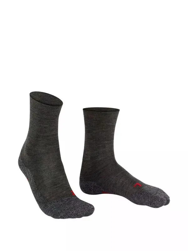 Falke Tk2 Explore Sensitive Patterned Ankle Socks - Grey