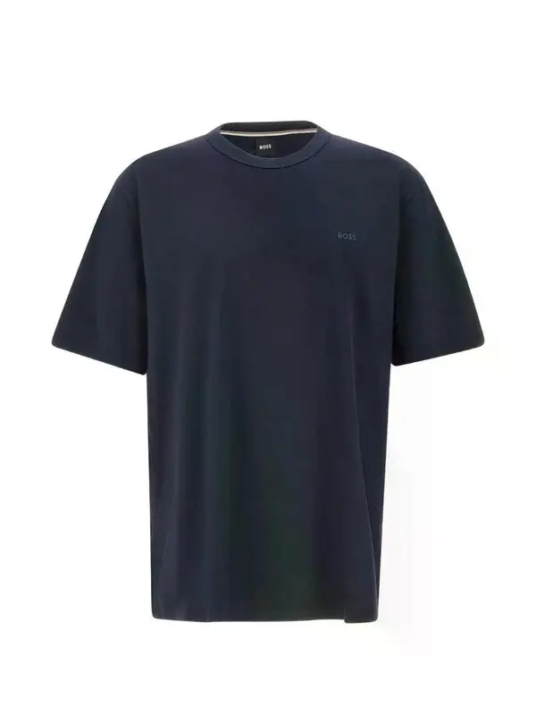 BOSS Logo-print T-shirt - Blue