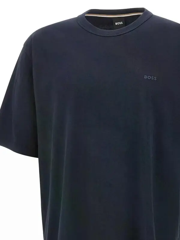 BOSS Logo-print T-shirt - Blue