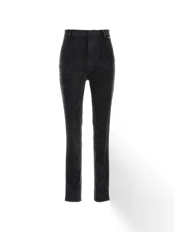 Gucci Stretch Velvet Trousers - Grey