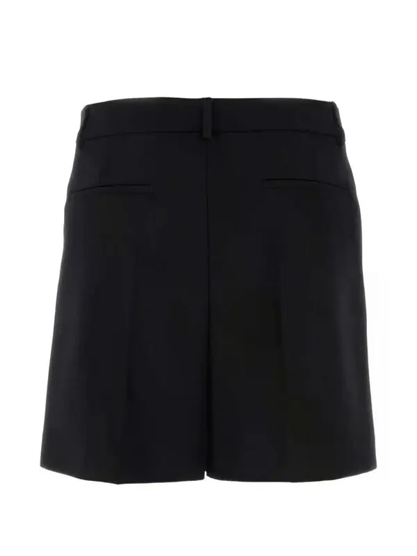 Valentino Garavani Wool Bermuda Shorts - Black
