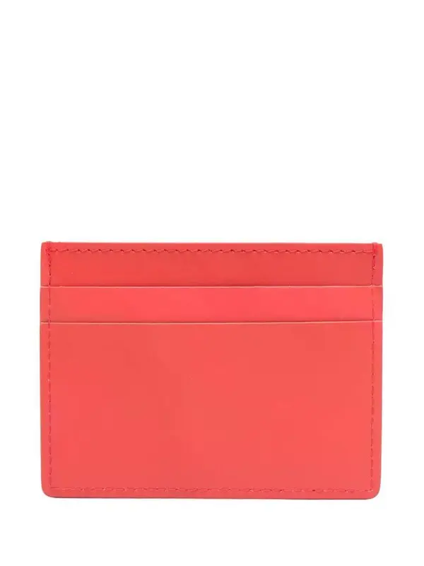 FERRARI Logo-plaque Leather Card Holder