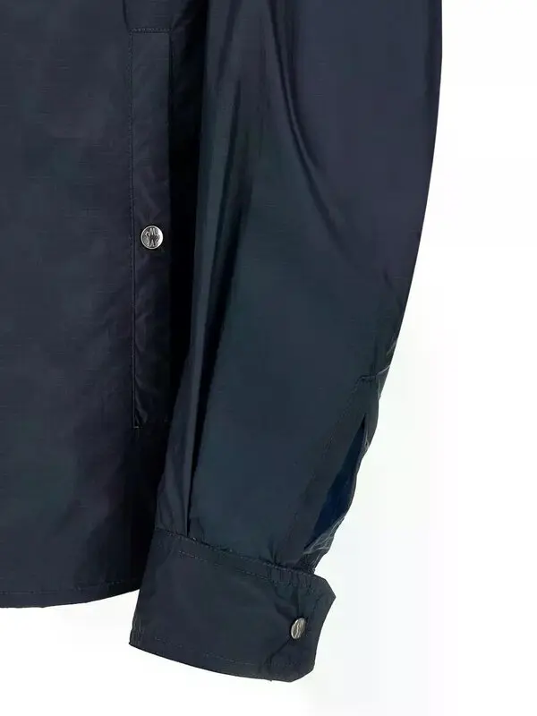 Moncler Lightweight Stop Pointed-collar Shirt - Blue