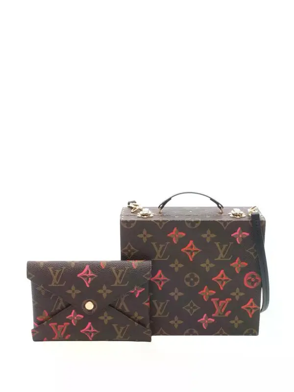 LOUIS VUITTON Monogram Fall In Love Mobile Box Satchel - Brown