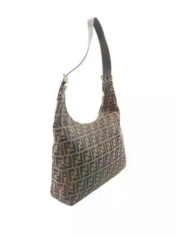 Fendi 2000-2010 Zucca Canvas Shoulder Bag