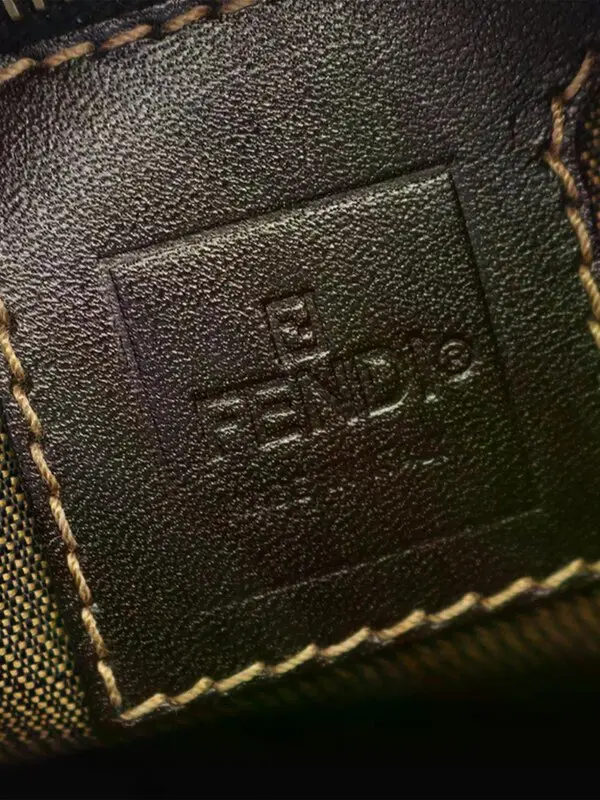 Fendi 2000-2010 Zucca Canvas Shoulder Bag