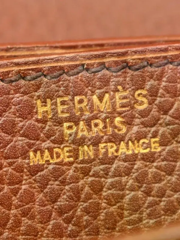 Hermès 1996 Ardennes Sac A Depeches 38 Business Bag - Brown