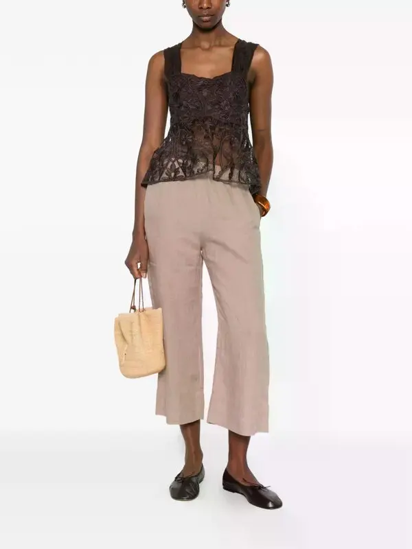 XACUS Jeanne Elasticated Wide Leg Trousers