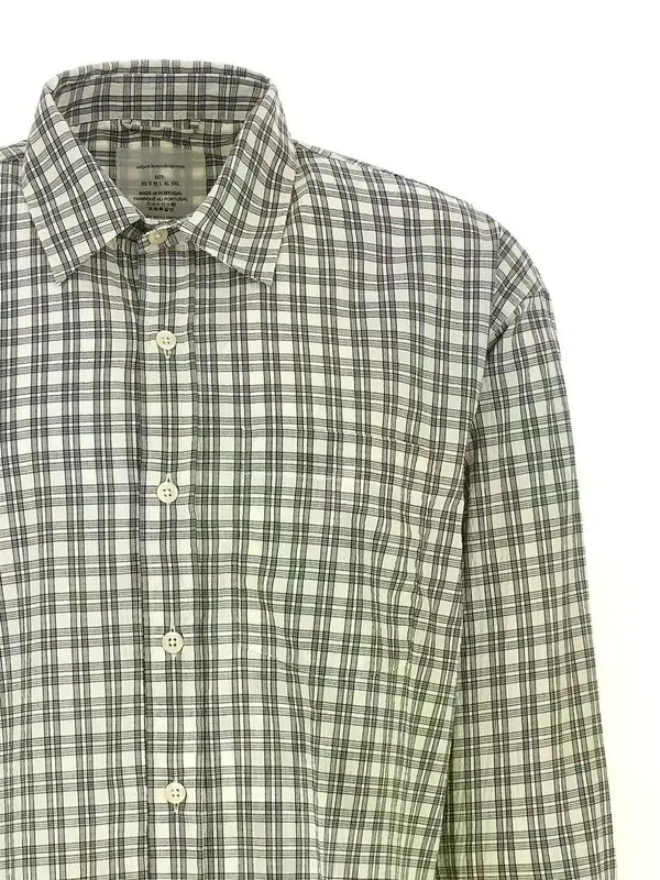 MFPEN Executive Check-print Cotton Shirt