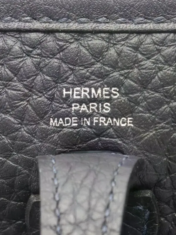 Hermès Clemence Evelyne Tpm Crossbody Bag - Blue