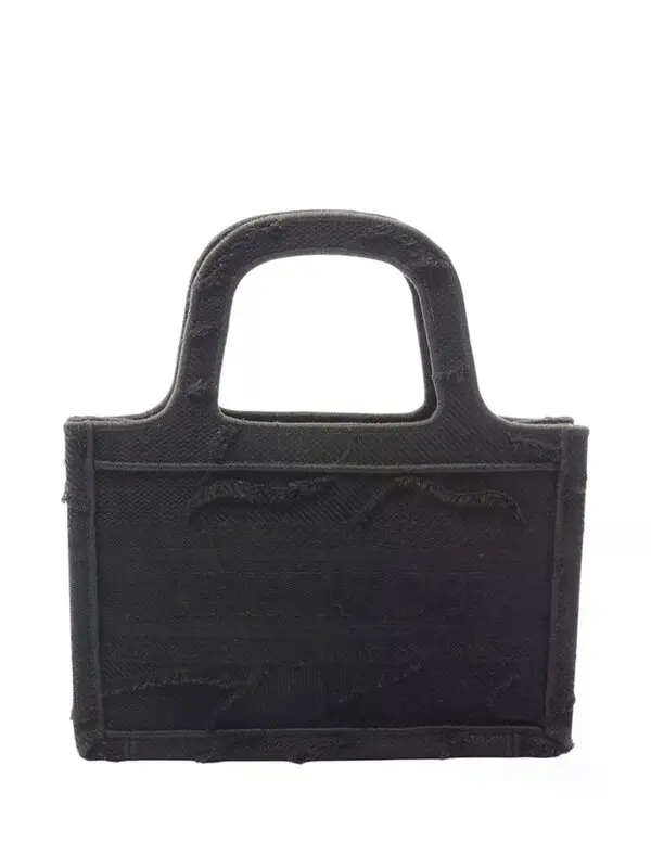 Dior 2010-2016 Mini Book Tote Bag - Black