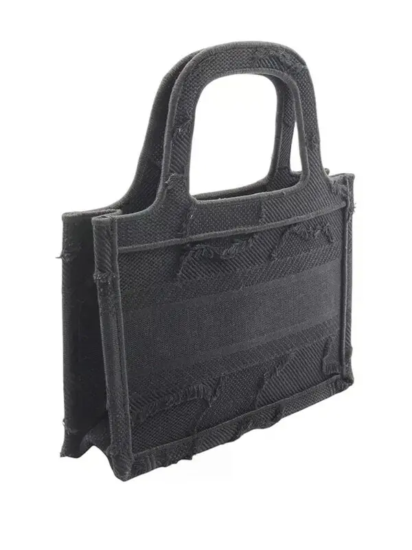 Dior 2010-2016 Mini Book Tote Bag - Black