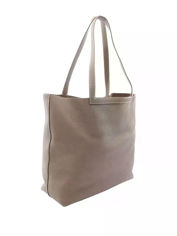 Hermès 2024 Taurillon Clemence Cabasellier 46 Tote Bag - Grey