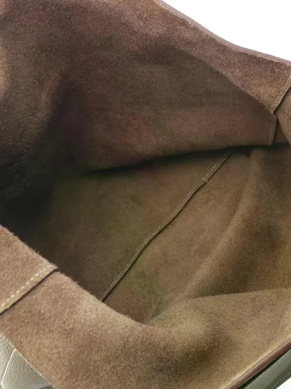 Hermès 2024 Taurillon Clemence Cabasellier 46 Tote Bag - Grey