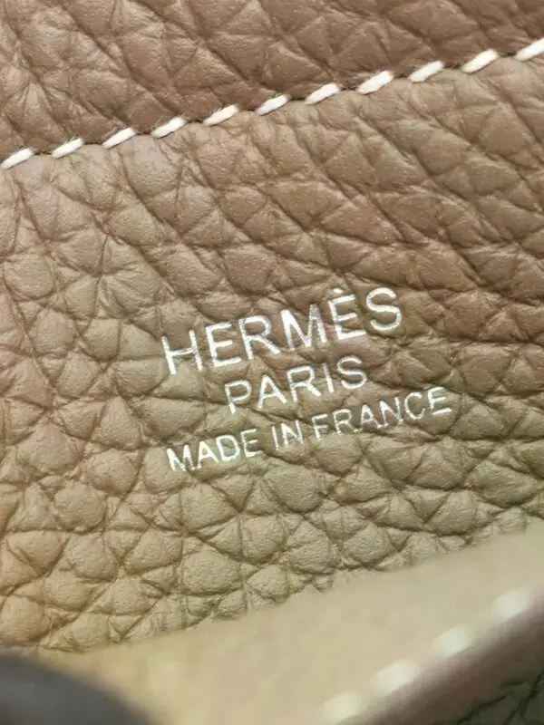 Hermès 2024 Taurillon Clemence Cabasellier 46 Tote Bag - Grey