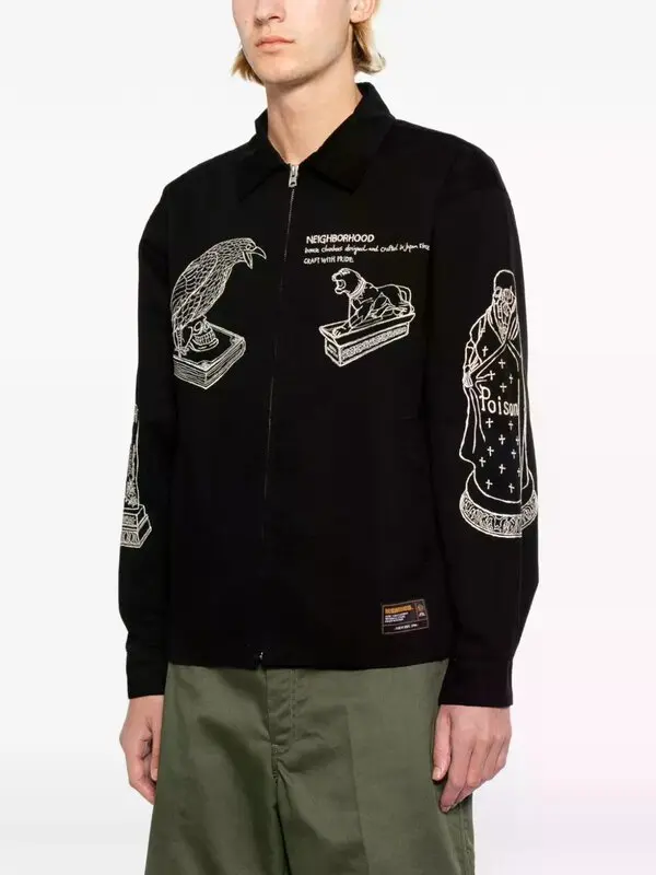 Neighborhood Souvenir Jacket - Black - 12% Off | Editorialist