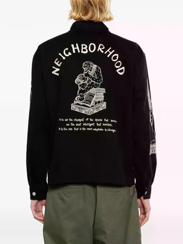 Neighborhood Souvenir Jacket - Black - 12% Off | Editorialist
