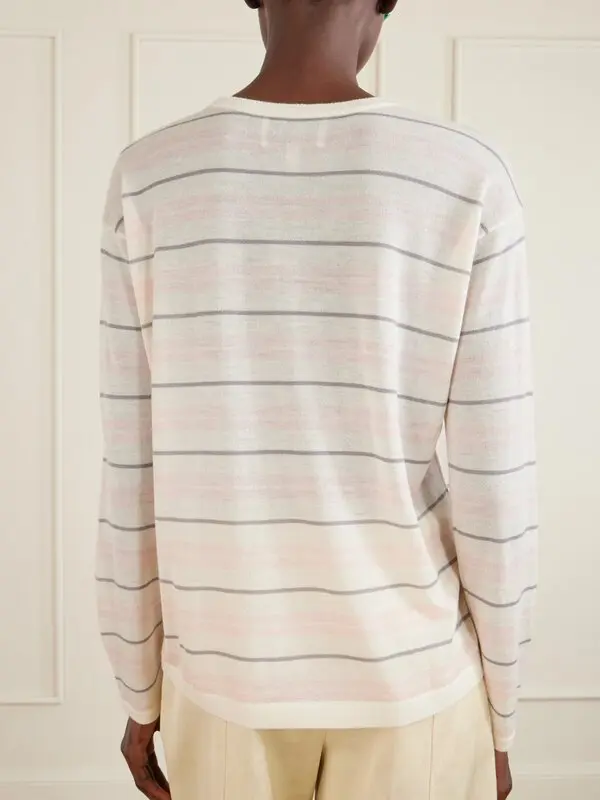 TWP 4th St Striped Cashmere Sweater