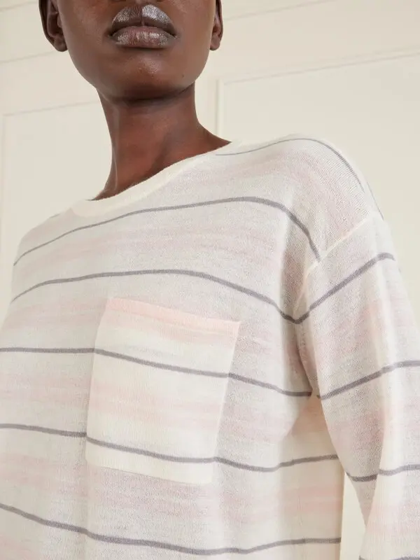 TWP 4th St Striped Cashmere Sweater