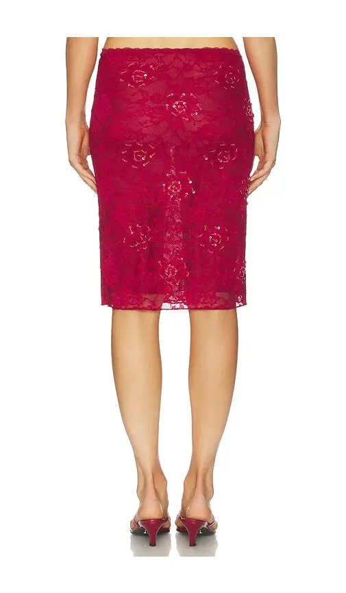 TIGER MIST Kirra Sequin Embellished Midi Skirt