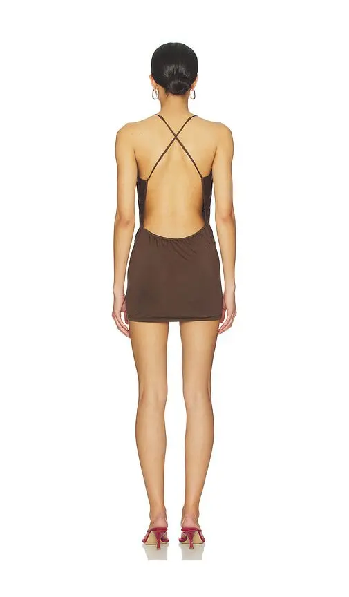 Superdown Kataleya Cowl Mini Dress