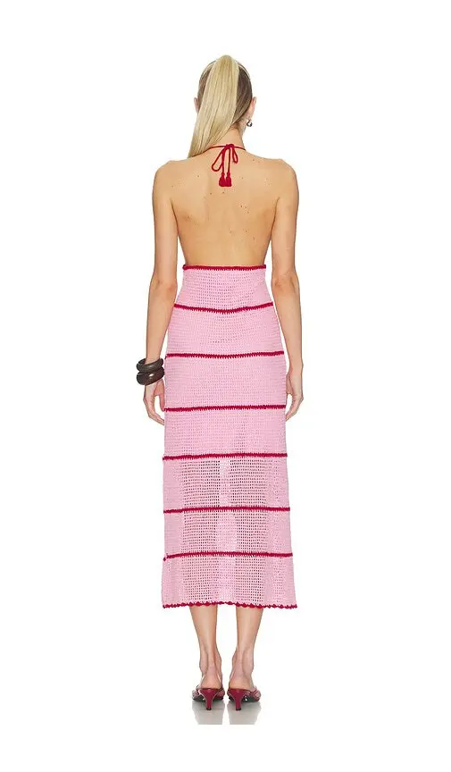 Saylor Georgie Crochet Knit Dress