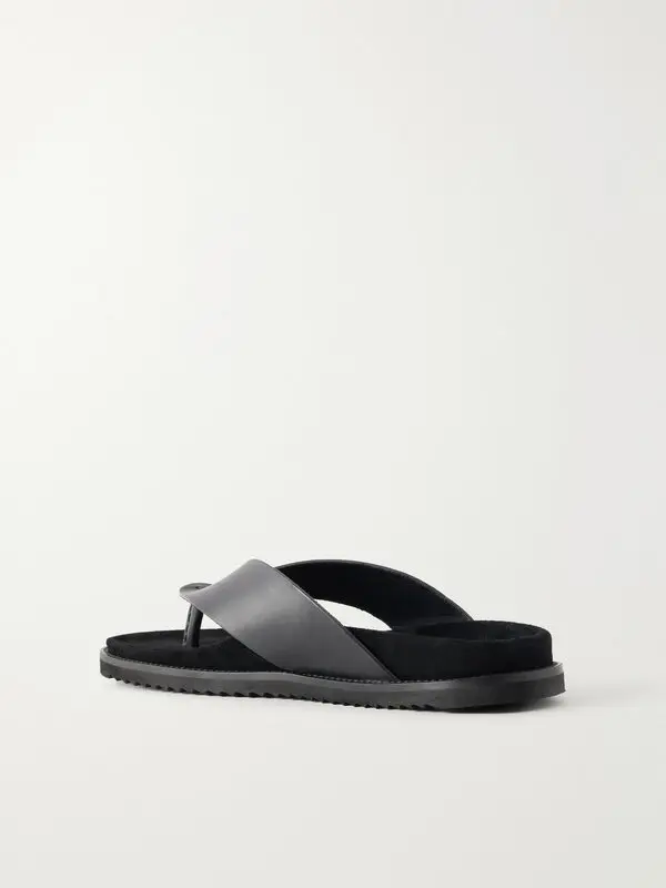 Mr P. Leather Flip Flops