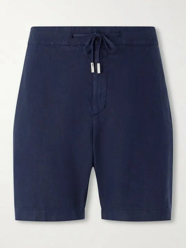 Mr P. Straight-leg Linen Bermuda Shorts