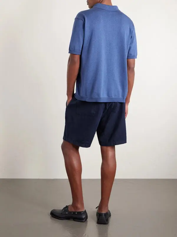 Mr P. Straight-leg Linen Bermuda Shorts