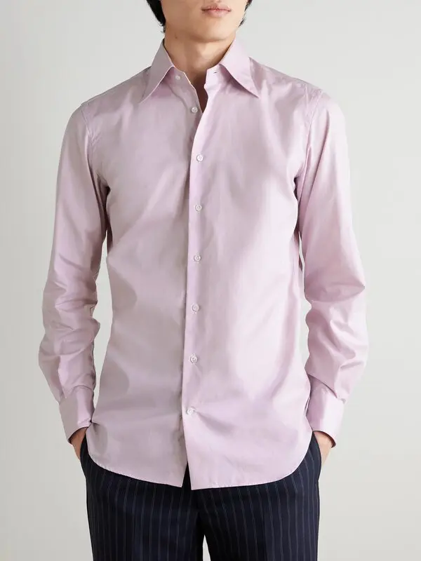 Husbands Supima Cotton-poplin Shirt