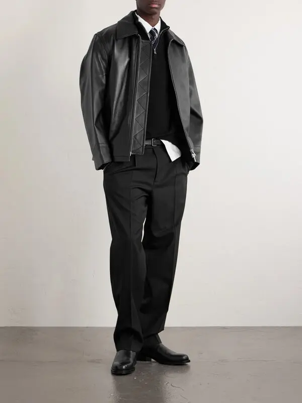 Mr P. James Cashmere Half-zip Sweater - Black