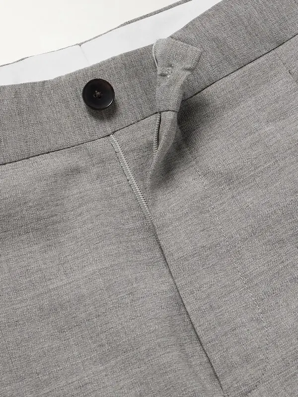 Mr P. Daniel Tapered Wool-flannel Suit Trousers