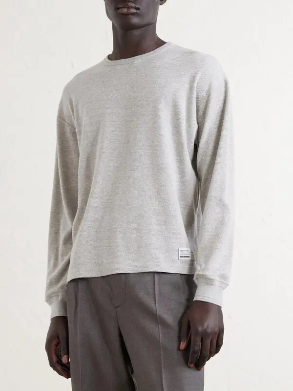 NEIGHBORHOOD Honeycomb Cotton-jersey Sweater