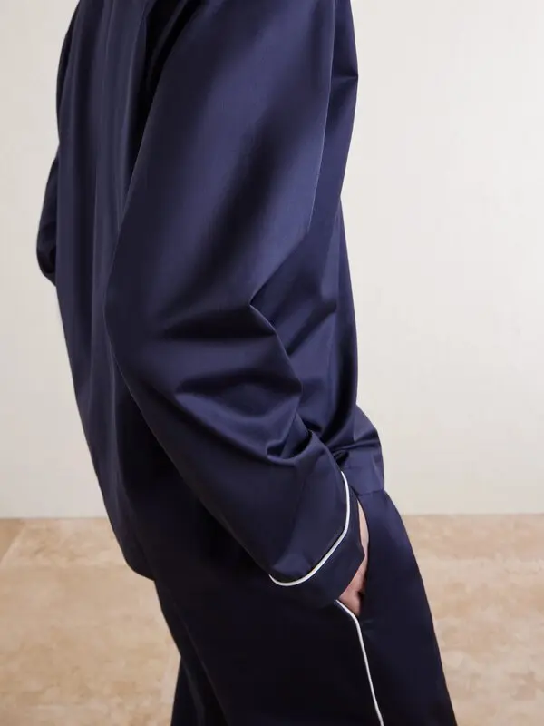TEKLA Chelsea Cotton-satin Pyjama Set