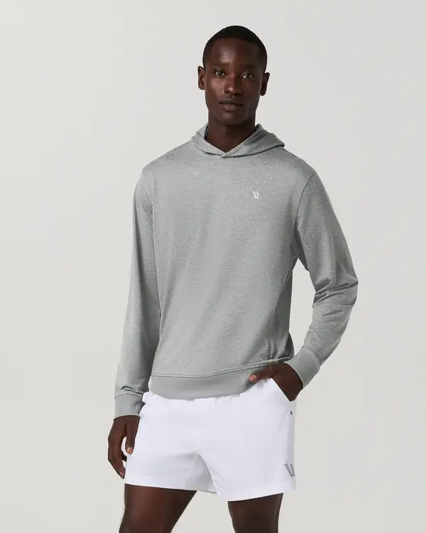 Vuori Ponto Pullover Hoodie - Grey Heather