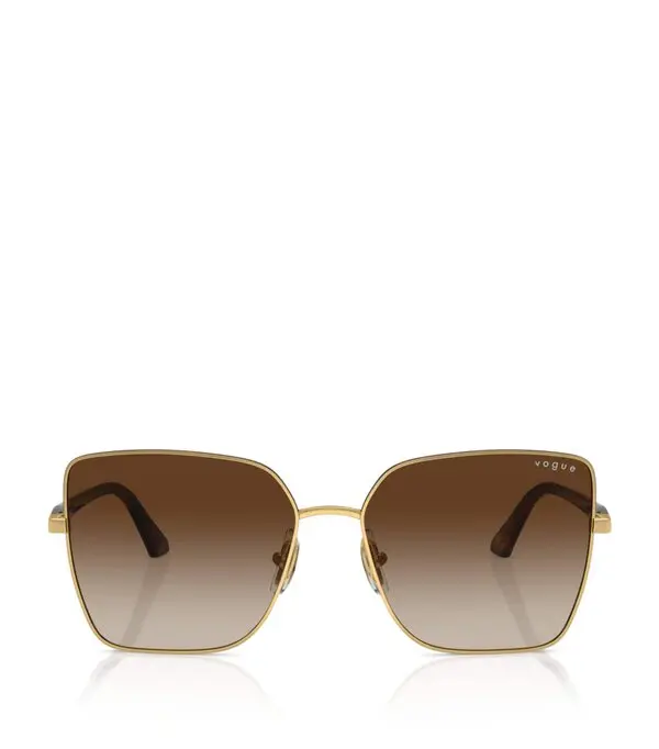 VOGUE Metal Vo4199s Square Sunglasses - Brown