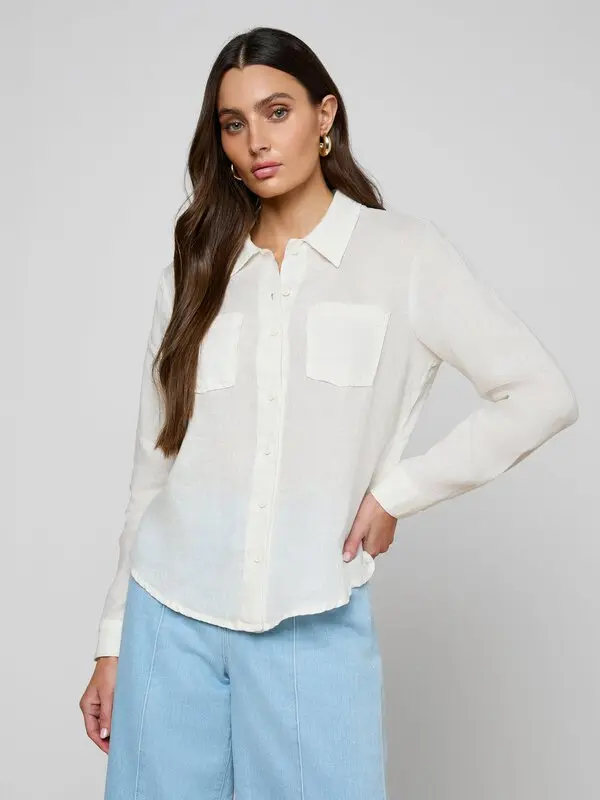 L'Agence Isla Linen Shirt