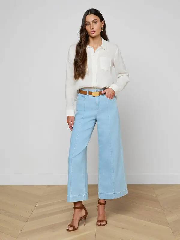 L'Agence Isla Linen Shirt