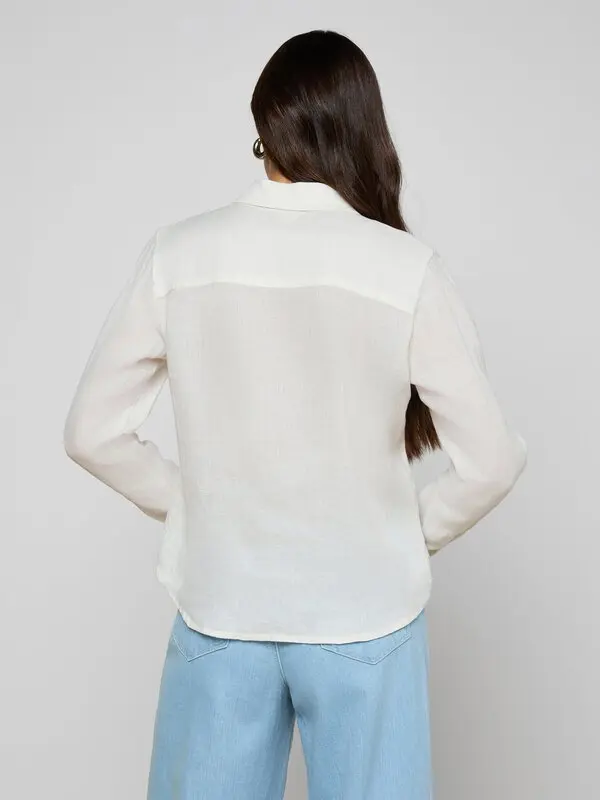 L'Agence Isla Linen Shirt