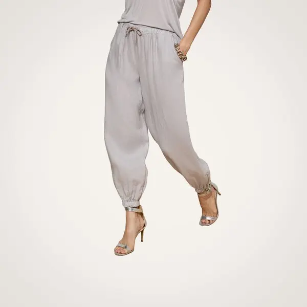 L'Agence Mariko Linen Jogger Pants