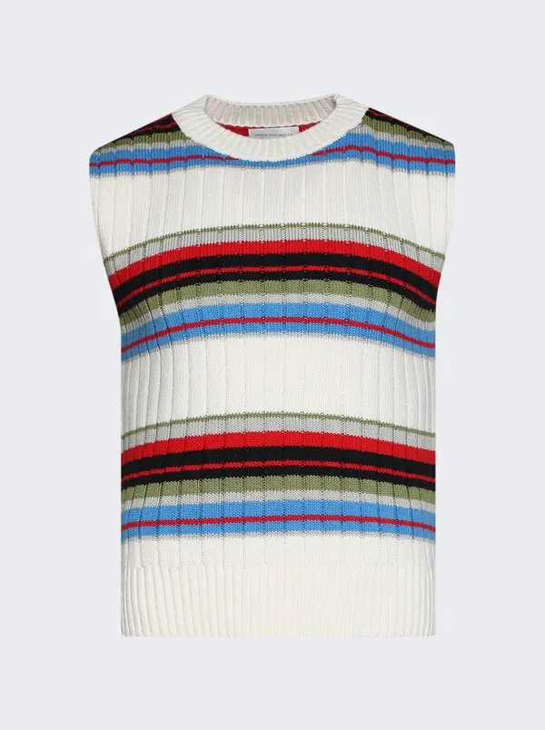 Dries Van Noten Mosaic Striped Sweater