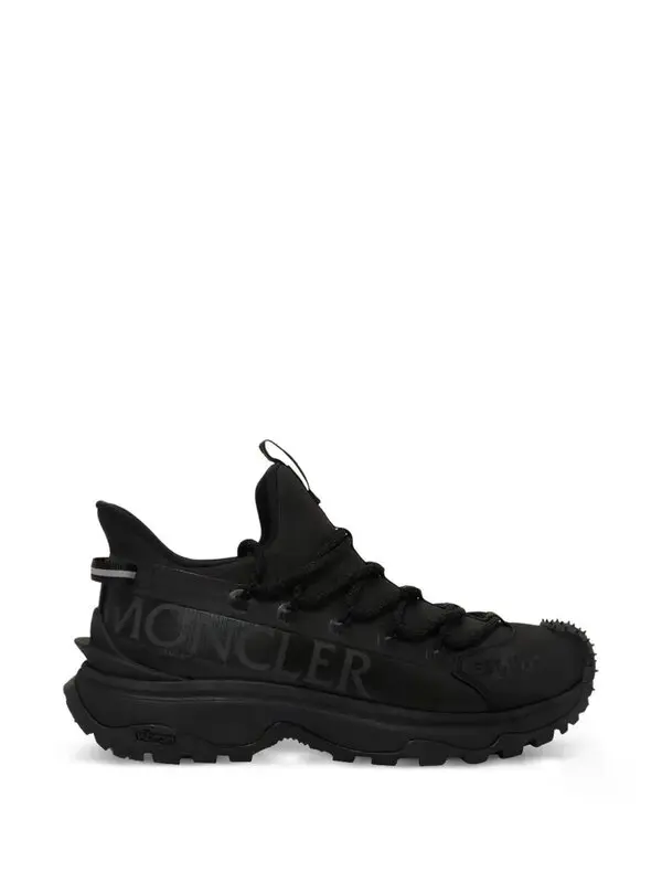 Moncler Trailgrip Lite 2 Logo-lettering Sneakers - Black