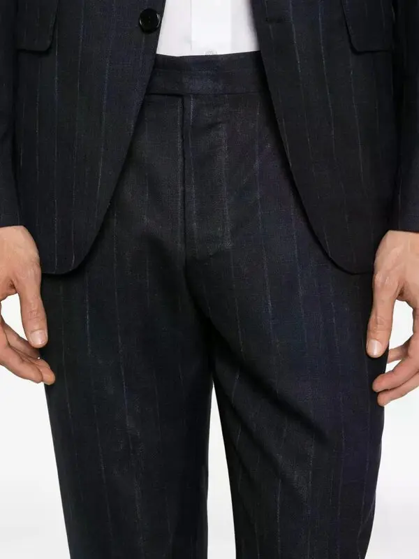 Canali Pinstriped Suit - Blue