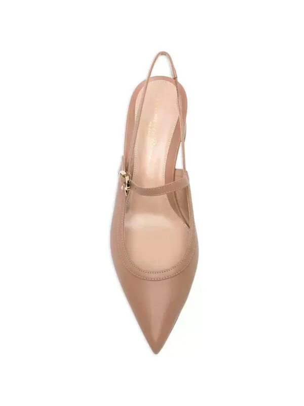 GIANVITO ROSSI Sling-back Pumps - Neutrals