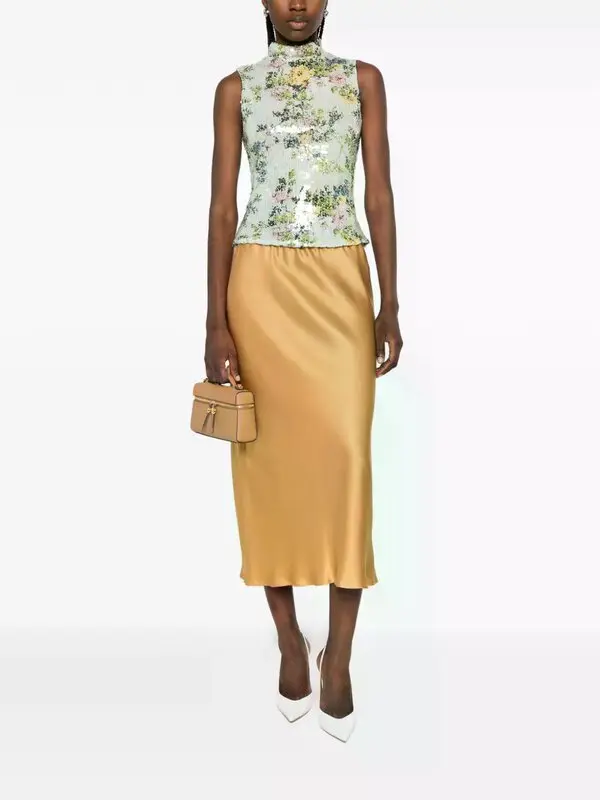 Antonelli Firenze Orinoco Midi Skirt - Yellow