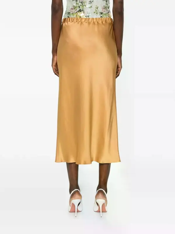 Antonelli Firenze Orinoco Midi Skirt - Yellow